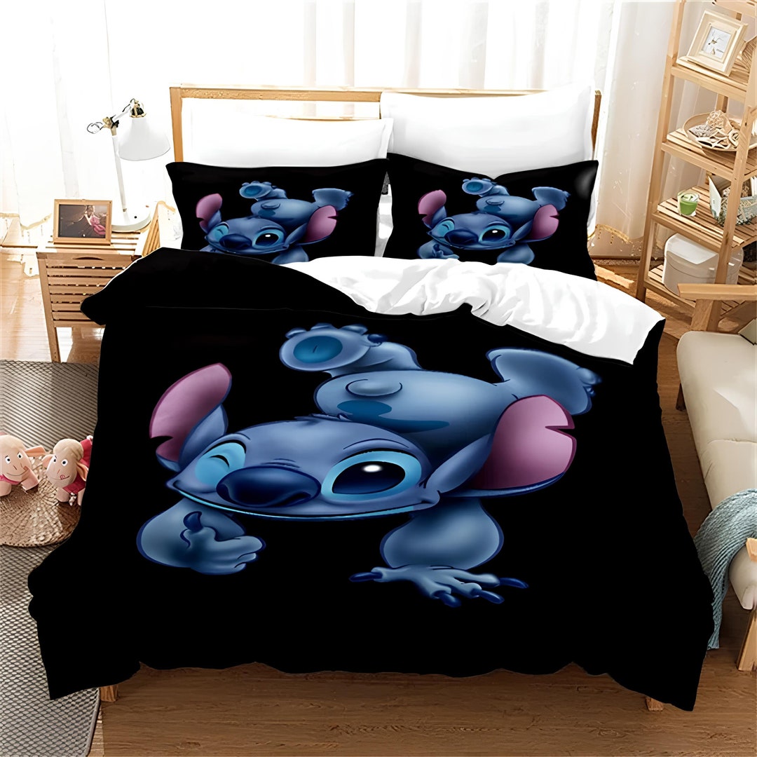 Disney Lilo & Stitch Duvet Cover, Lilo and Stitch Bedding Set, Digital ...