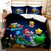 The Super Mario Bros Duvet Cover, Super Mario Bedding Set, Digital ...