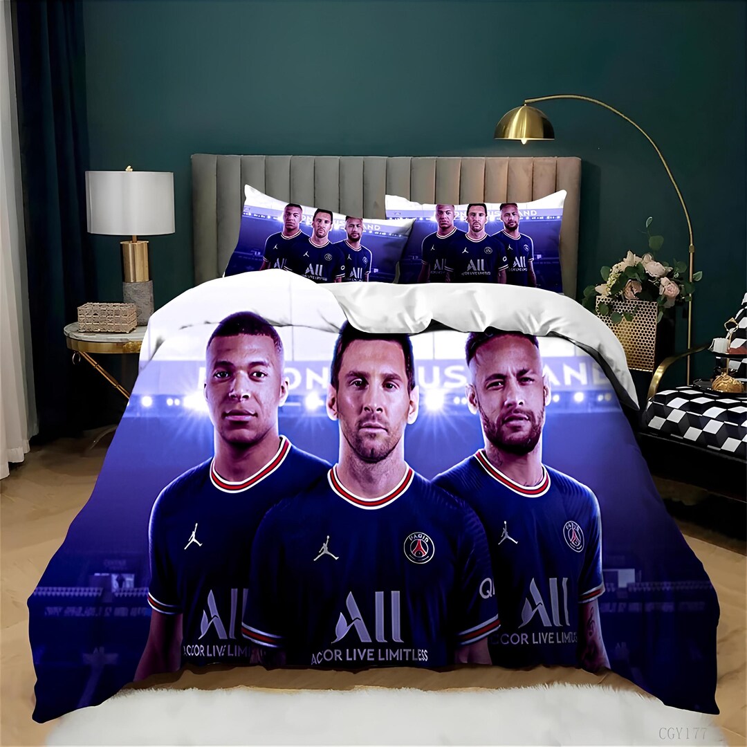 Lionel Messi Duvet Cover, Lionel Messi Fan Bedding Set,soccer Duvet ...