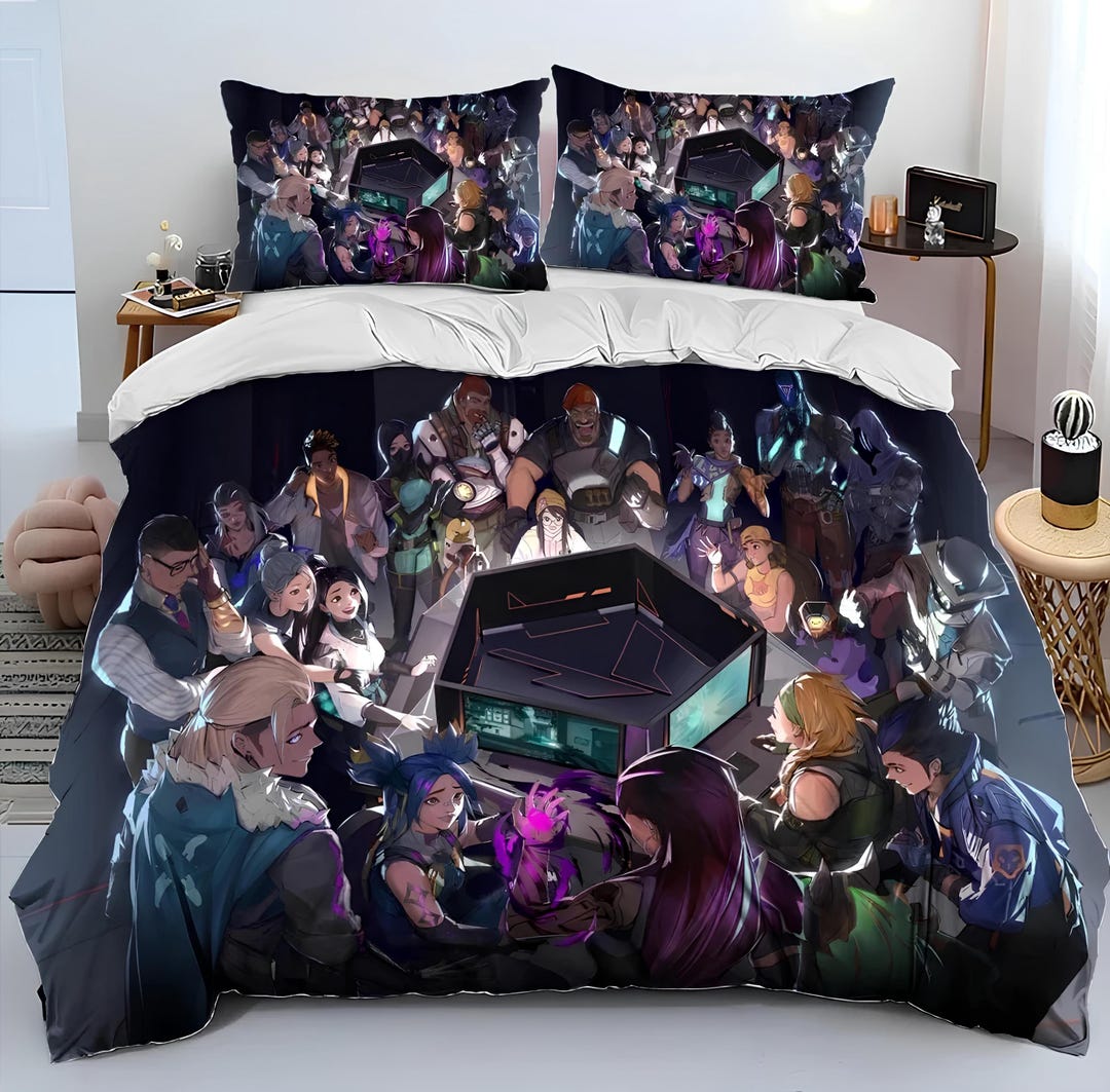 Valorant Bedding Set: Personalized Gamer Duvet Cover - Etsy