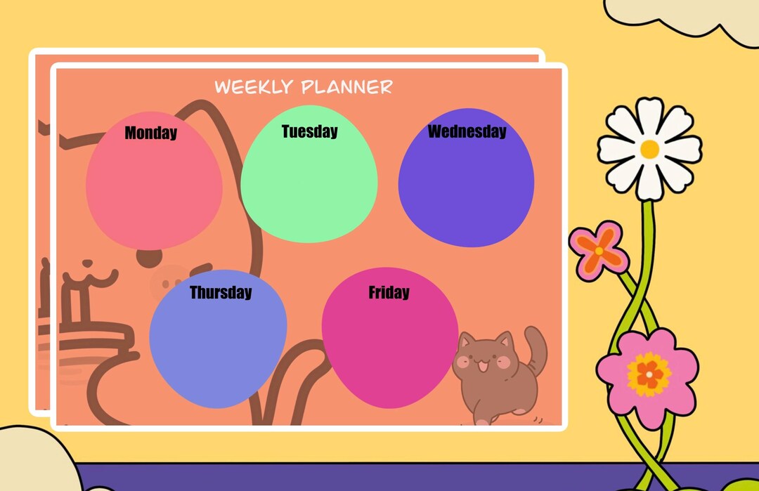 Printable Planning Sticky Notes With Deco, Template Sticky Notes, PDF ...