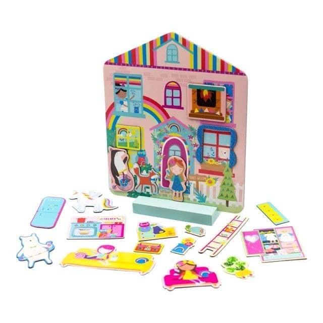 Rainbow Fairy House Dress Up Activity Wooden House Toy - Etsy