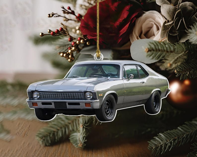 Personalized Car Ornament, Car Photo Ornament, Christmas Ornament ...