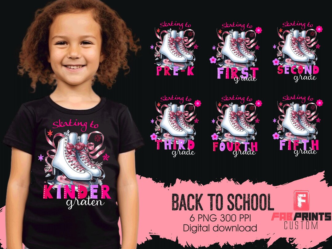 Back to School Roller PNG Digital Design Download , Happy First Day of ...