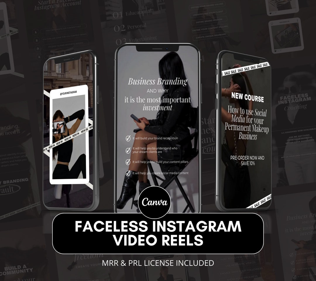Faceless Instagram Video Reels I Digital Marketing Faceless Instagram ...