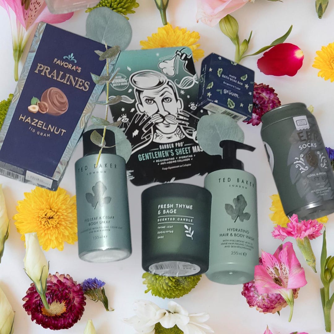 Happy Birthday Pamper Hamper Gift Box Ted Baker Birthday Treats for Him ...