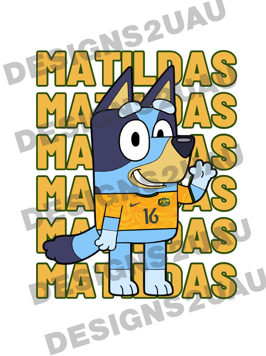 Bluey Hayley Raso Poster Matildas Poster, Soccer Gifts, Sports Poster ...
