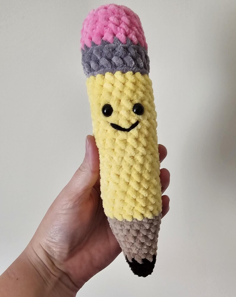 Crochet Pencil Plush - Etsy