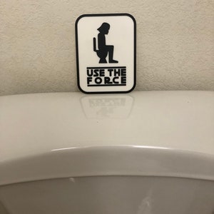 Bathroom Storm Trooper Use the Force - Etsy