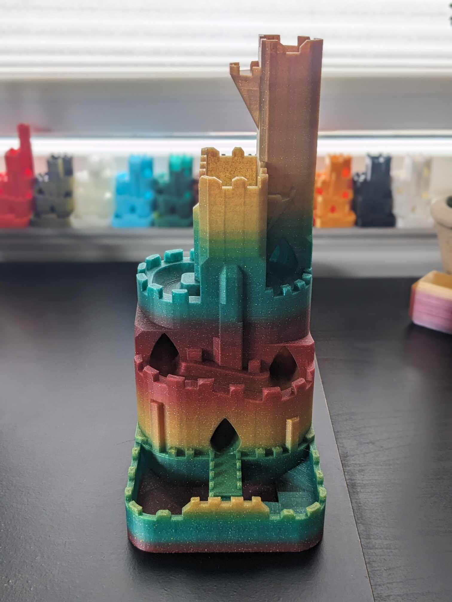 Sparkly Rainbow Castle Marble Run- Large - Etsy