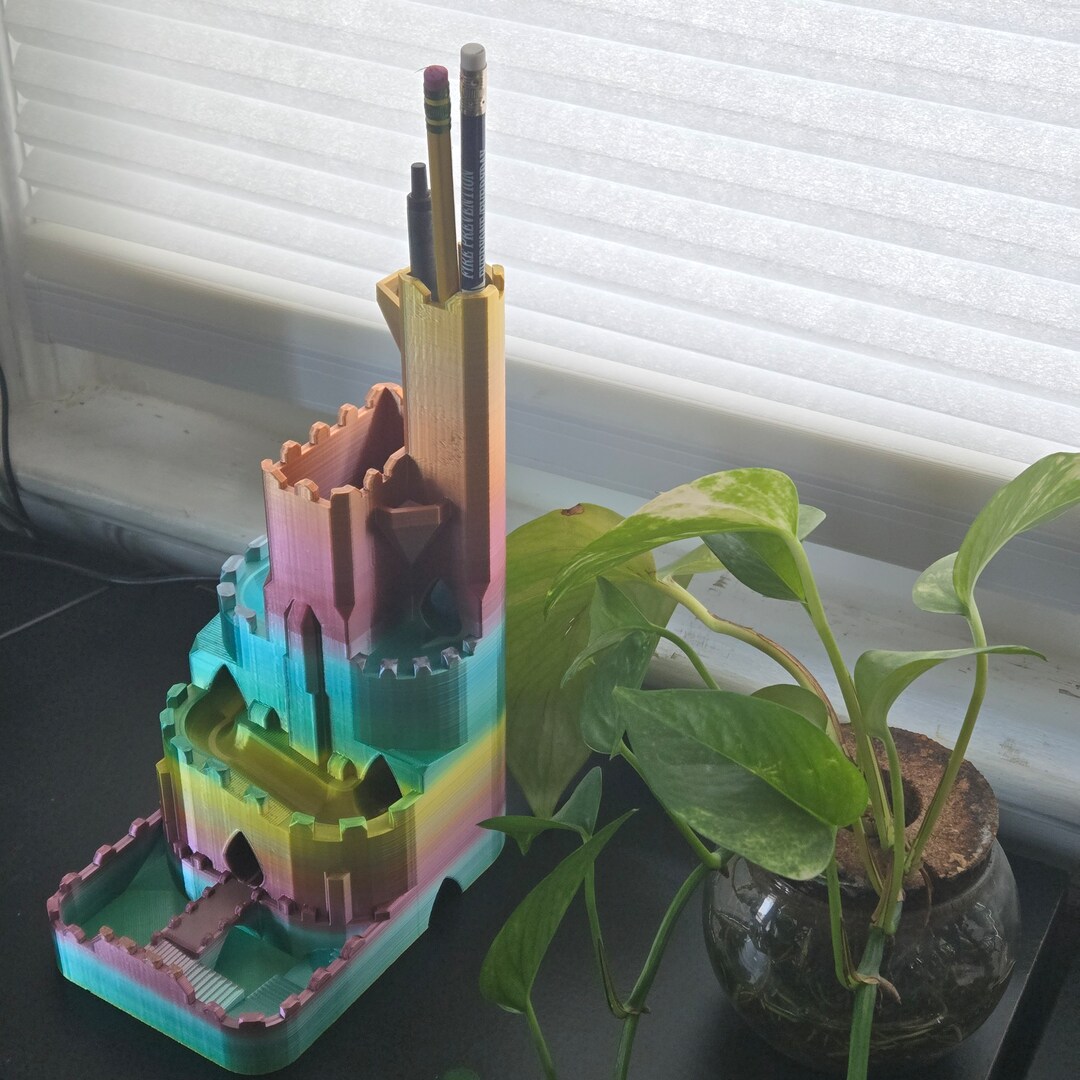 Multi-colored Castle Marble Run - Etsy