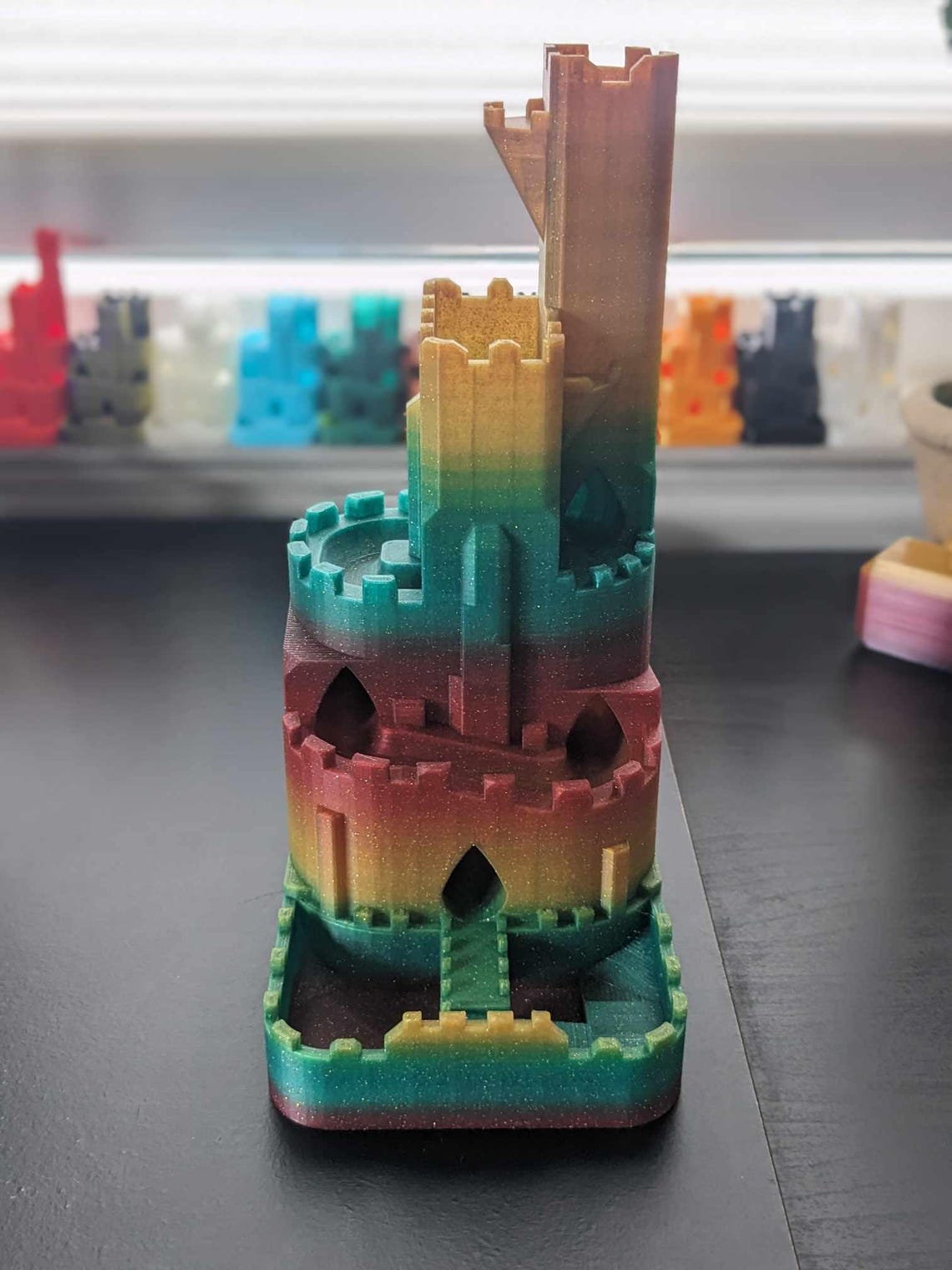 Sparkly Rainbow Castle Marble Run- Large - Etsy