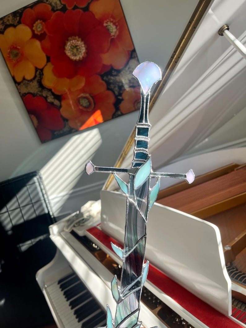 Elven Sword Stained Glass Digital Pattern - Etsy