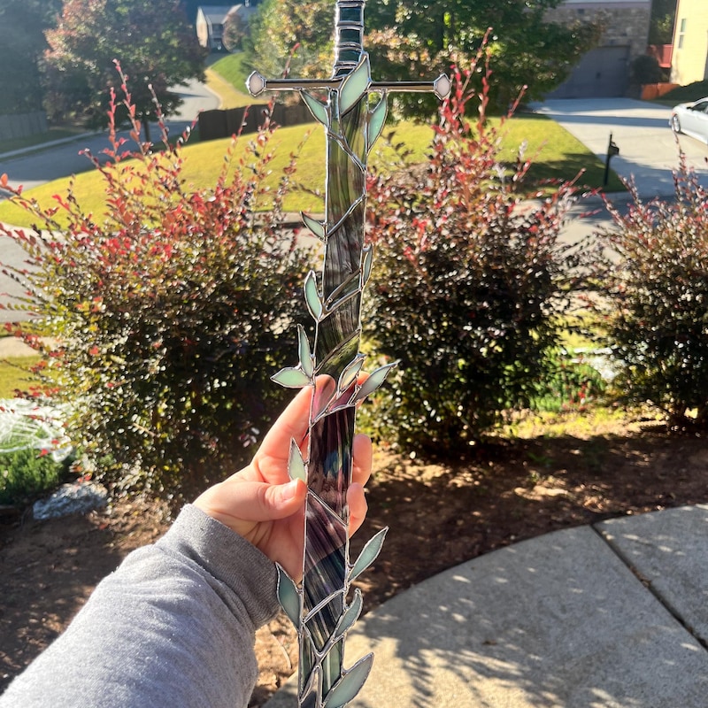Sword Stain Glass Pattern - Etsy