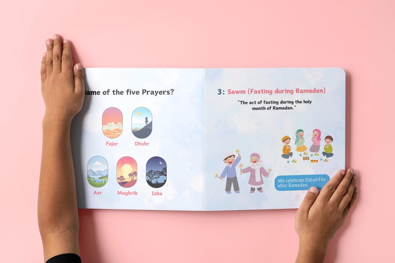 Basics of Islam Book: Fun Learning Guide for Little Muslims (age 1-5 ...