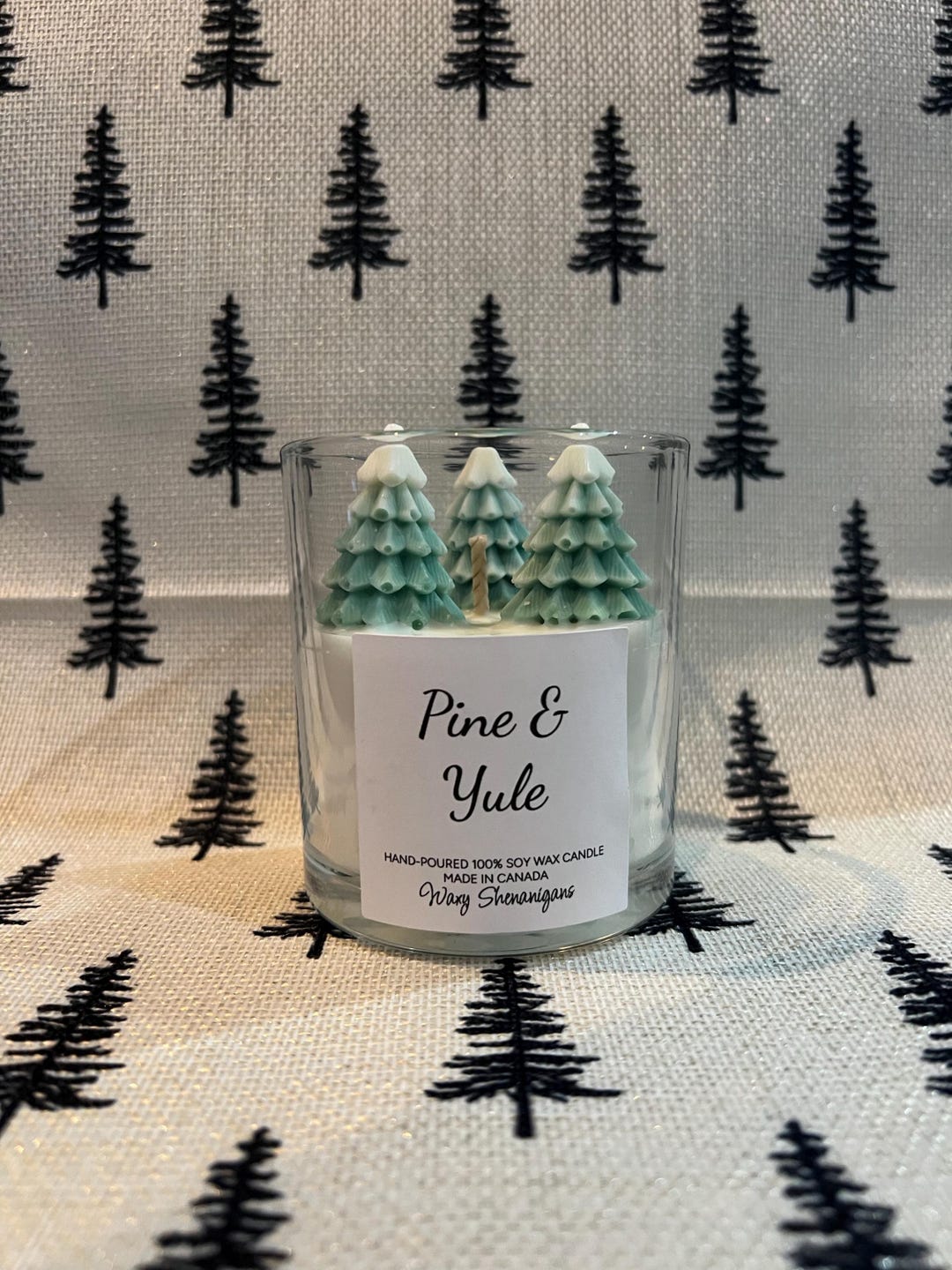 Forest Candle, Pine and Yule Scented Candle, Christmas Tree Candle ...