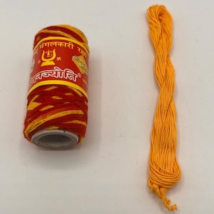 Mauli| Kalawa| Mantra Janeu Thread| Moli Raksha Sutra Pooja Kalawa ...