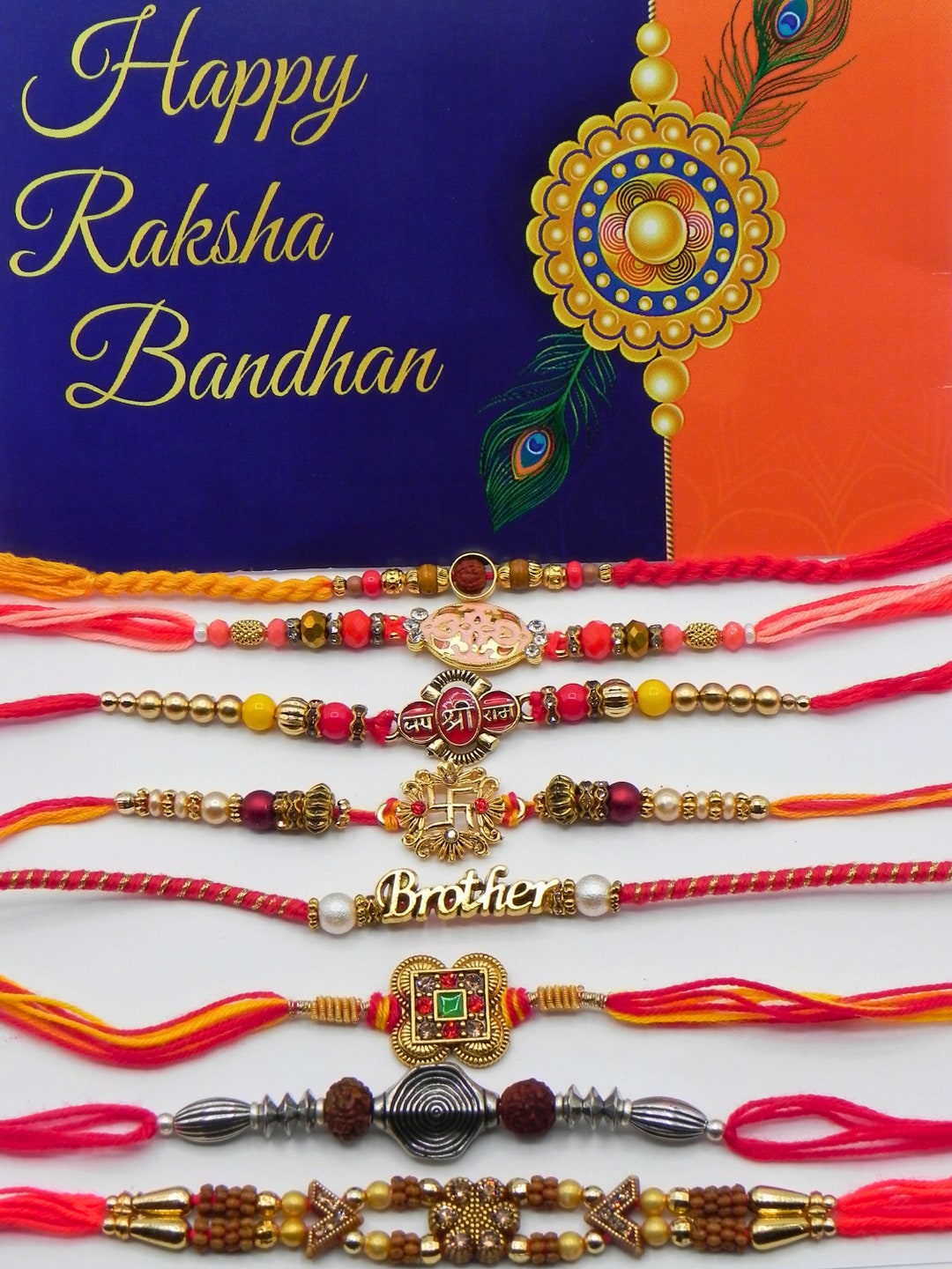 Divine Blessing Rakhi Sacred Thread of Love Brother Rakhi rakshabandhan ...