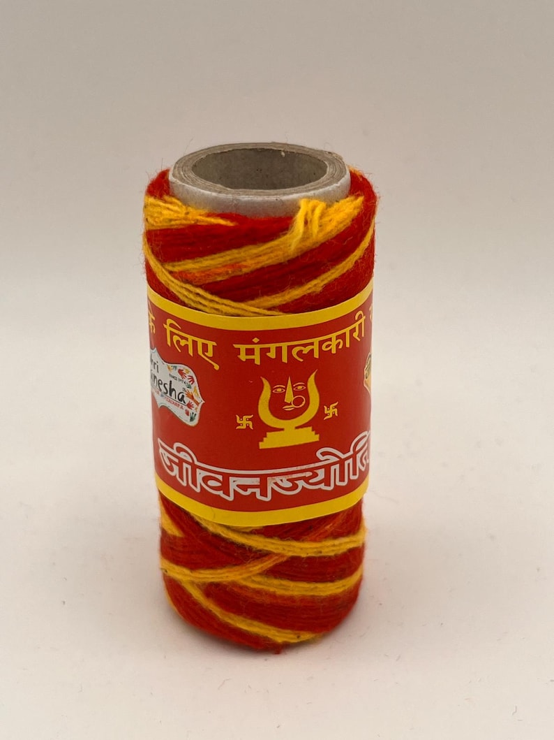 Mauli| Kalawa| Mantra Janeu Thread| Moli Raksha Sutra Pooja Kalawa ...