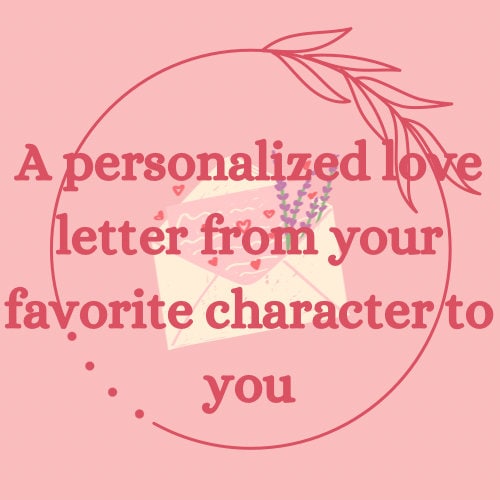 Customizable Love Letter - Etsy
