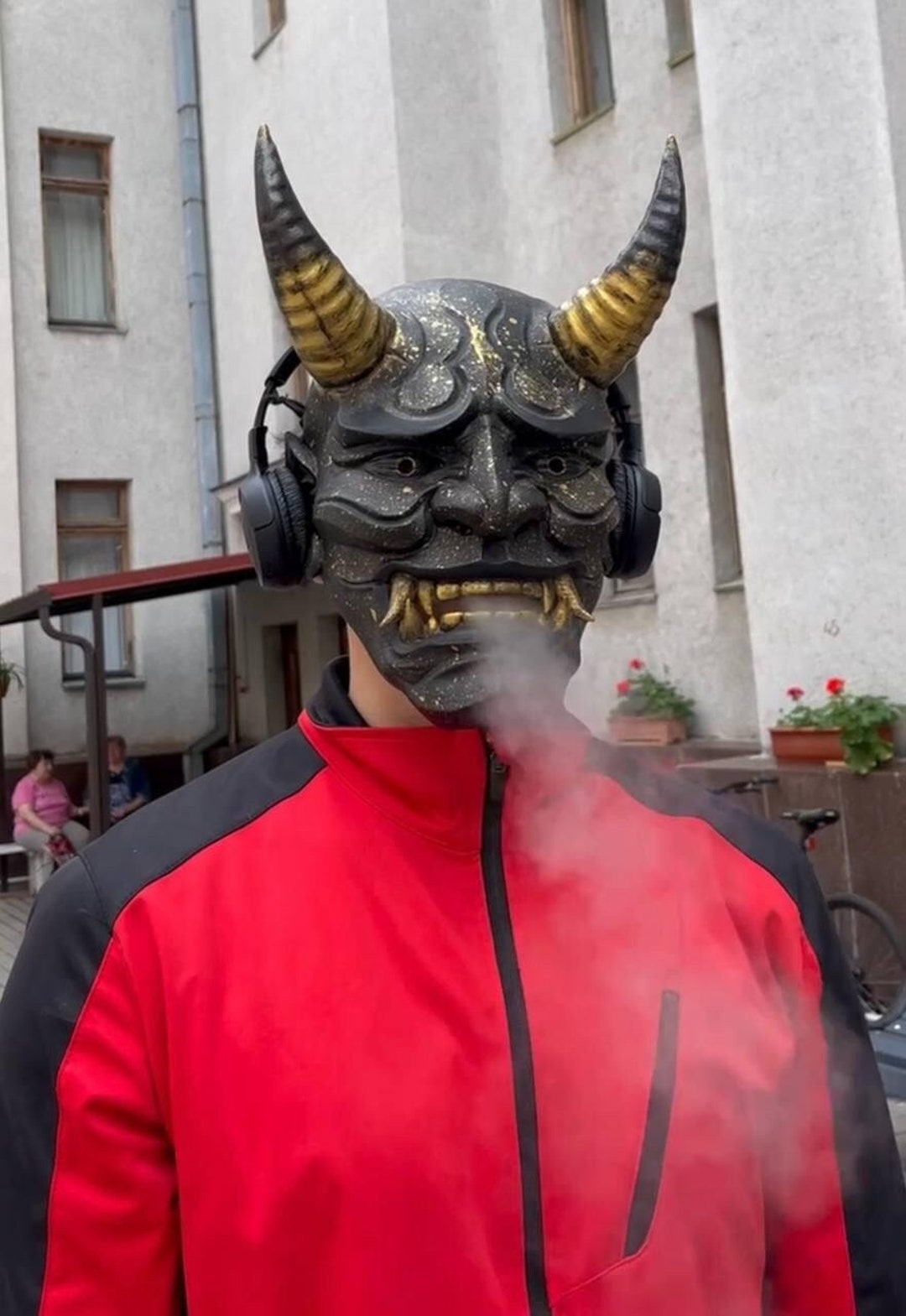 Demon Mask, Hannya, Ony, Anime, Cosplay, Japanese Culture, Japanese ...