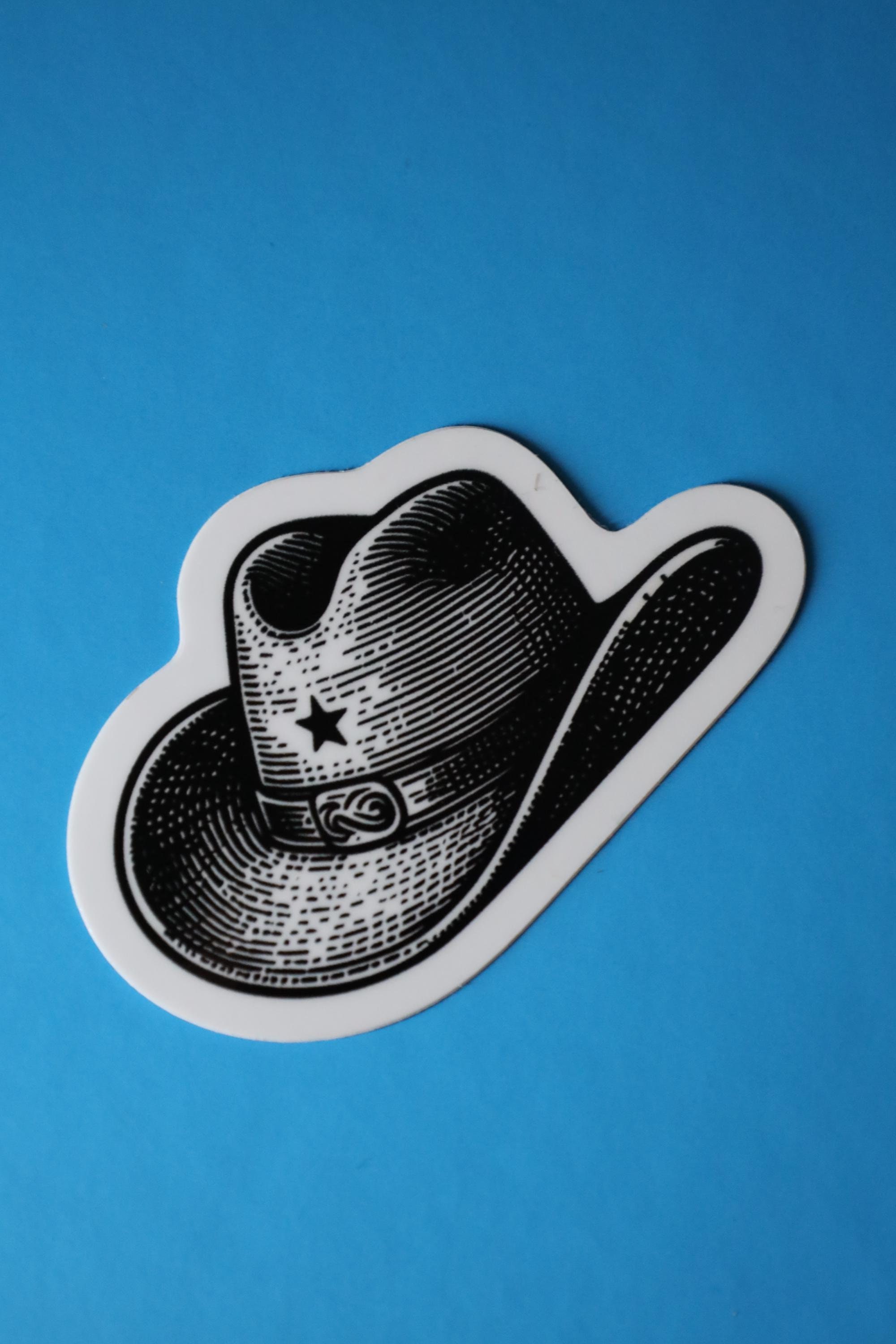 Western Hat Sticker, Western Sticker, Western Sticker, Coastal Cowgirl ...