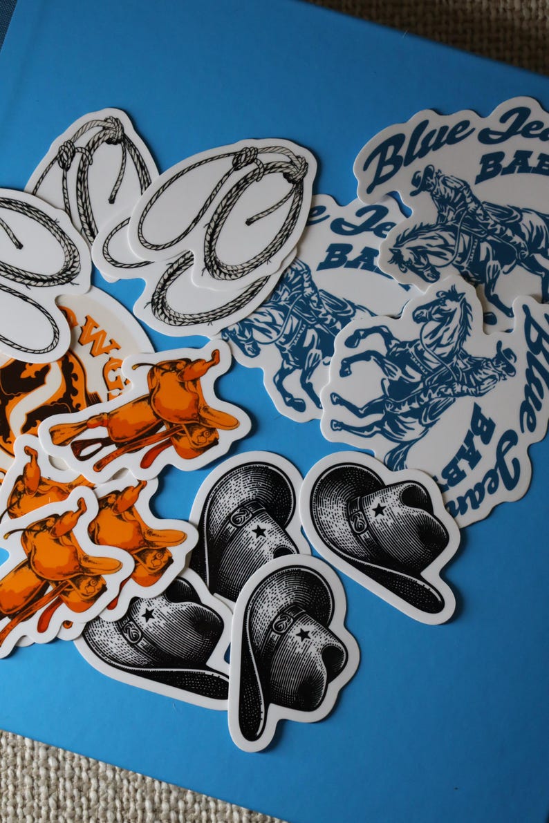 Western Hat Sticker, Western Sticker, Western Sticker, Coastal Cowgirl ...