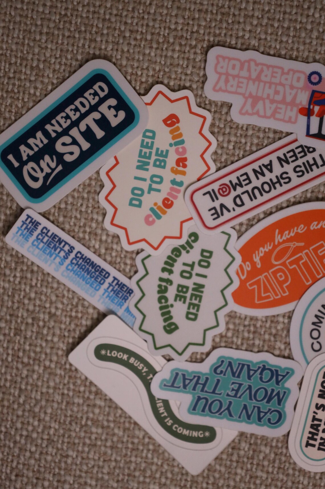 I Am Needed on Site Sticker, Event Production Sticker, Freelance Life ...