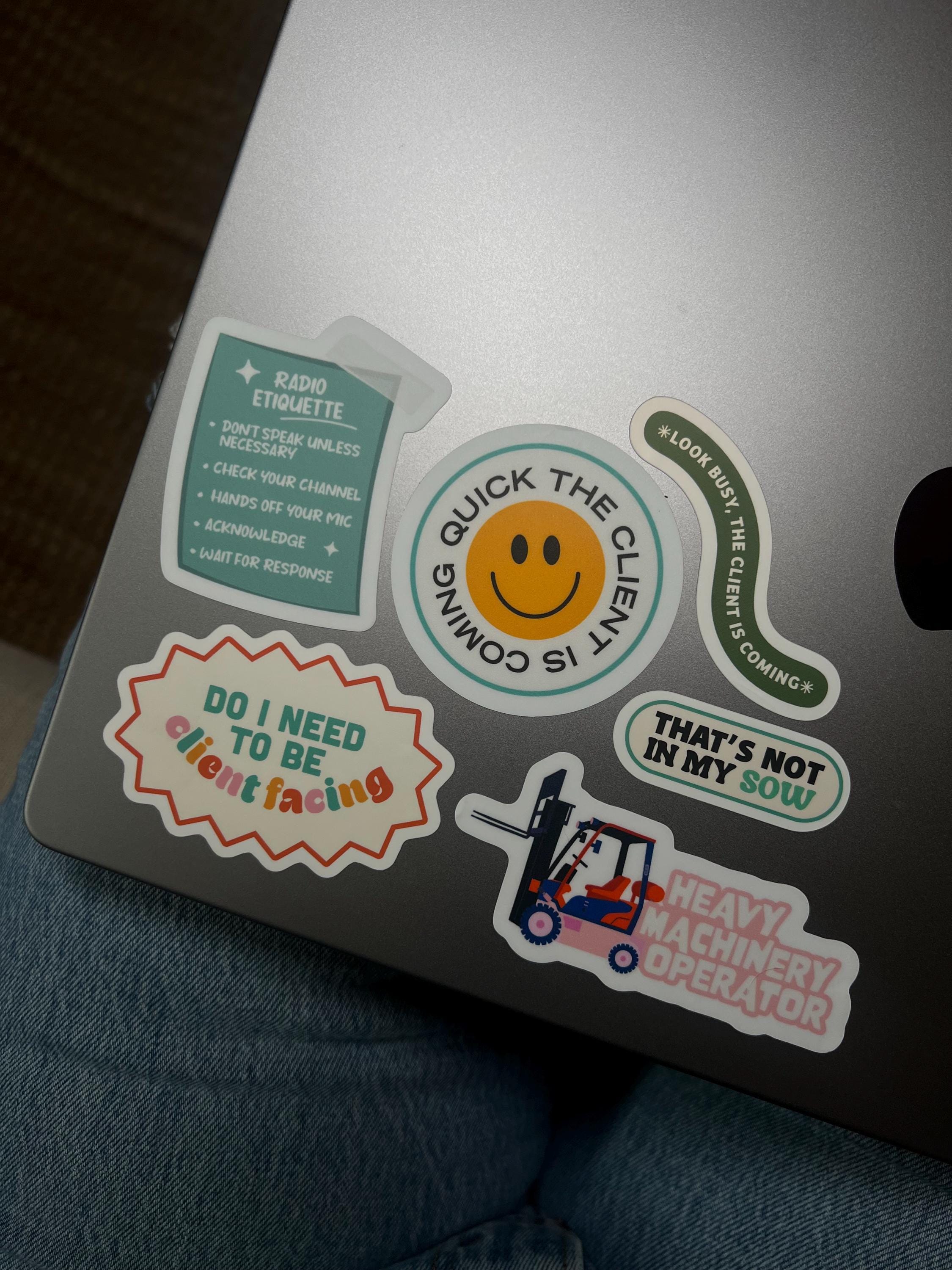 Radio Etiquette Sticker, Event Sticker, Onsite Sticker, Freelance ...