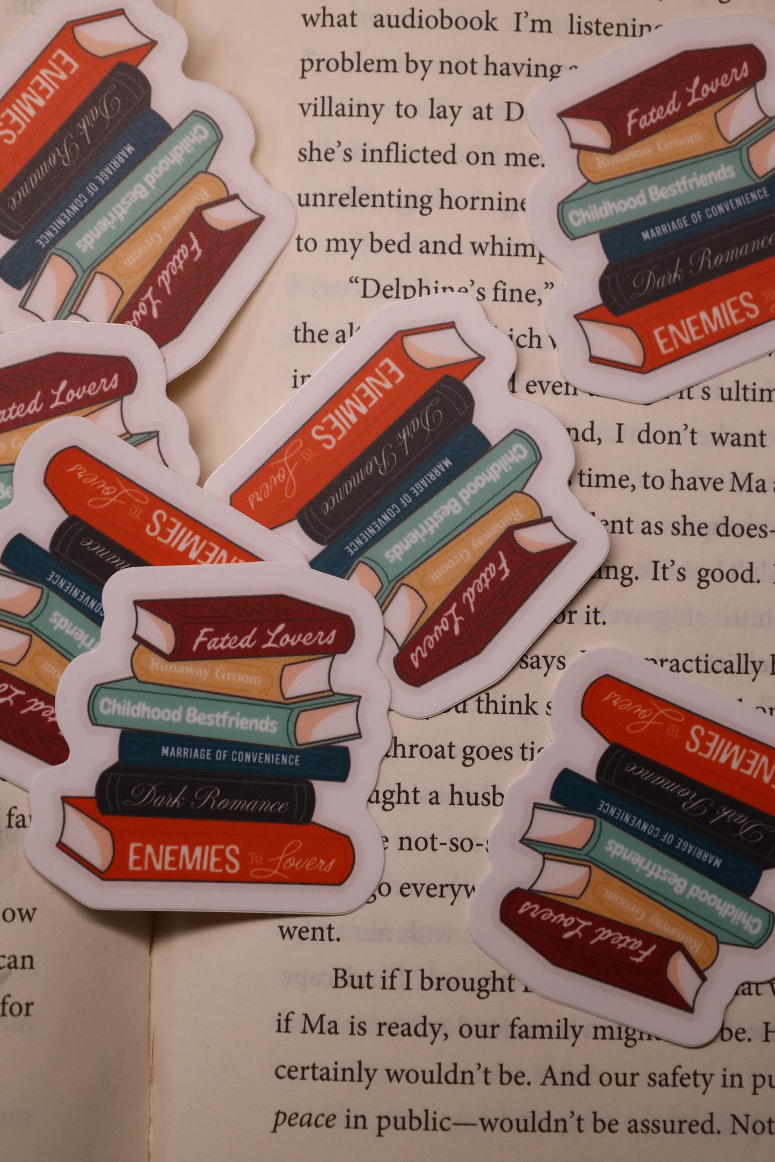 Trope Types Sticker, Booktok Sticker, Fated Lovers, Romance Reader ...