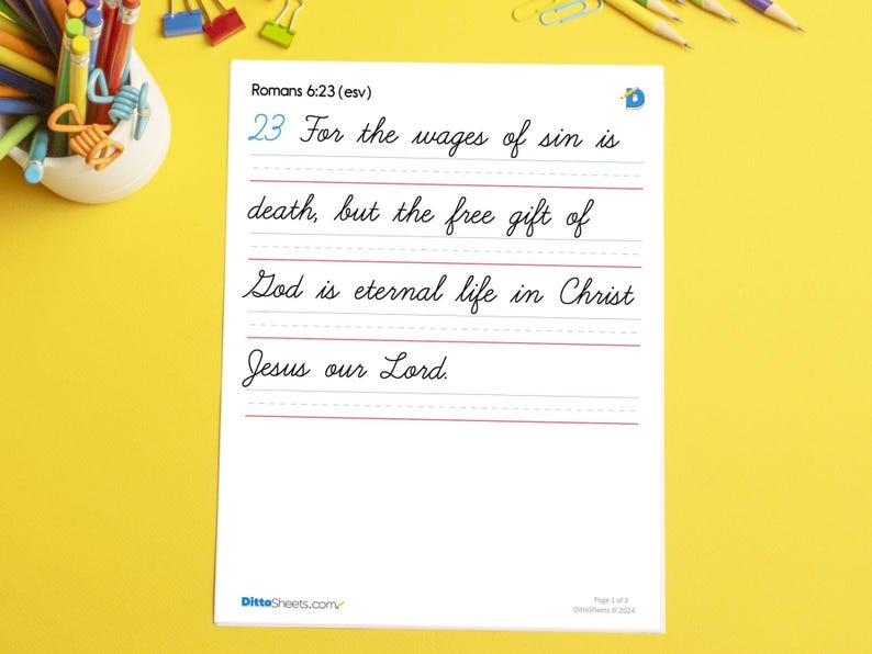 ROMANS ROAD Bible Copywork | Bible Verse Memorization | Copywork ...