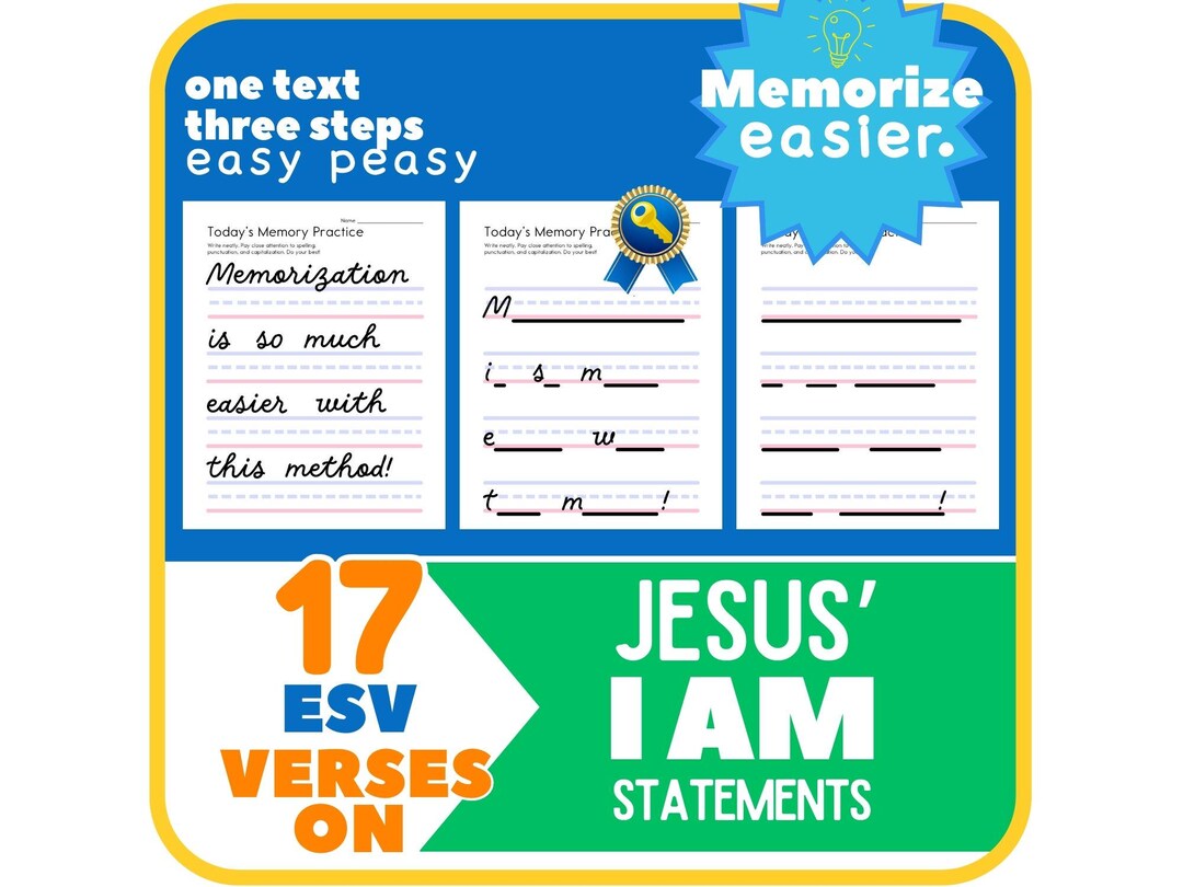 1st Grade Bible Verses Copywork, Christian Printable, Kindergarten ...