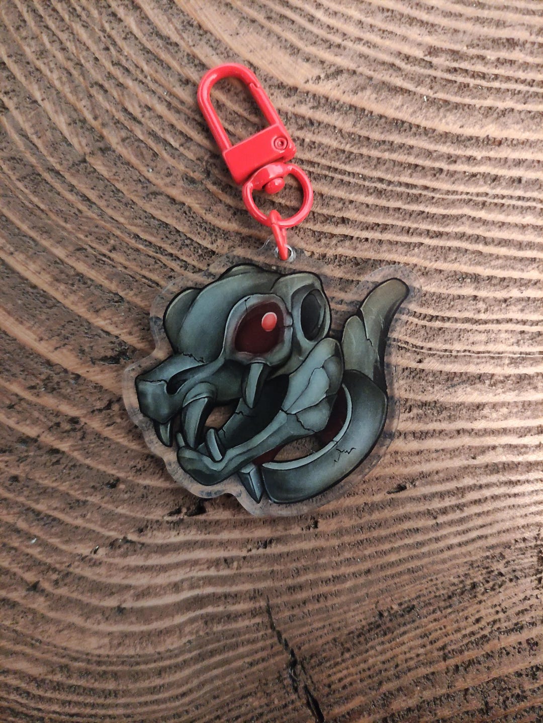 Runescape T-bone Pet – Skeletal Dino Keychain – Double-sided Acrylic ...