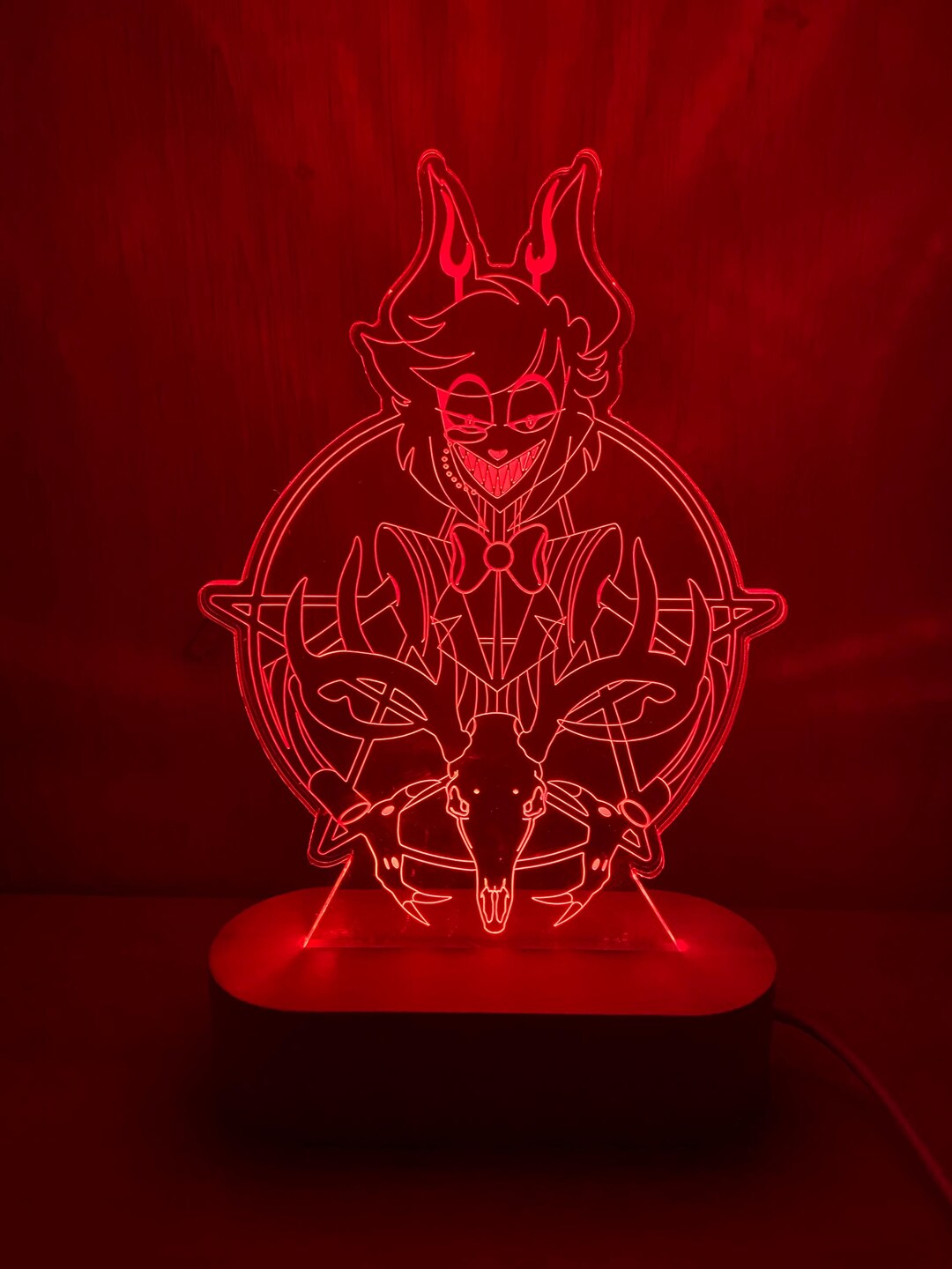 Hazbin Hotel Alastor Light, Alastor Night Light - Etsy
