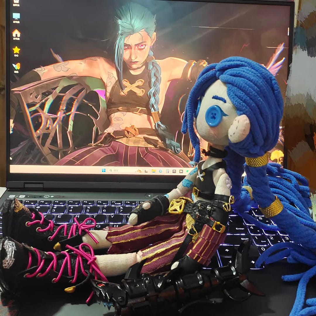 Jinx Plush Doll Material Kit - Etsy