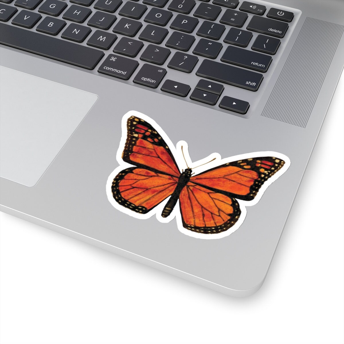 Monarch Butterfly Sticker dark Vintage Inspired Laptop Sticker ...