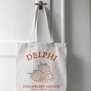 Camp Half Blood Delphi Strawberry Services Tote Bag Percy Jackson PJO ...