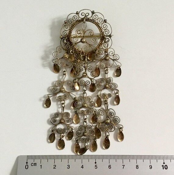 Traditional Antique Norwegian Ethnic Solje Wedding Br… - Gem
