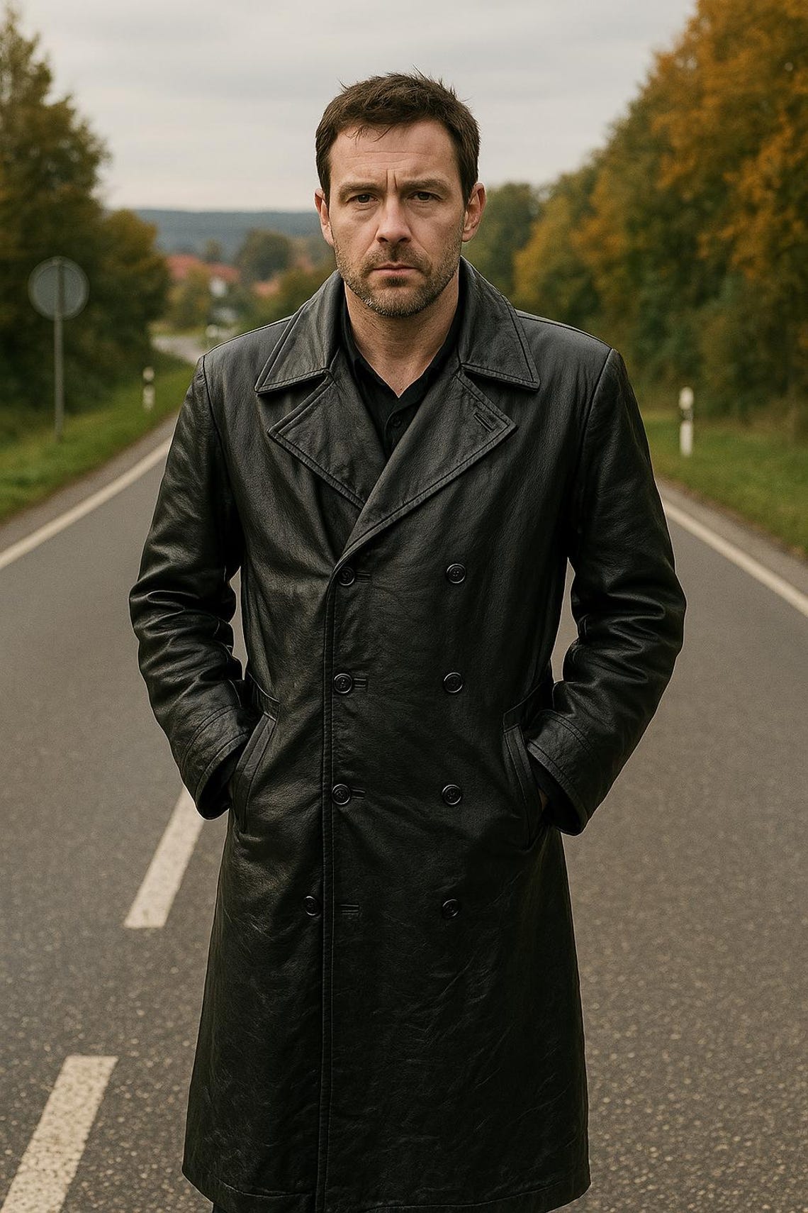 German Military Real Leather Jacket – Vintage Genuine Leather Trench ...