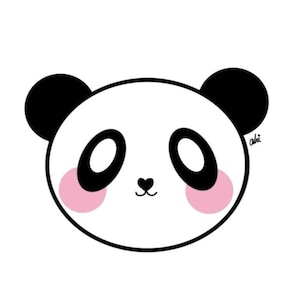 Panda Sticker - Etsy
