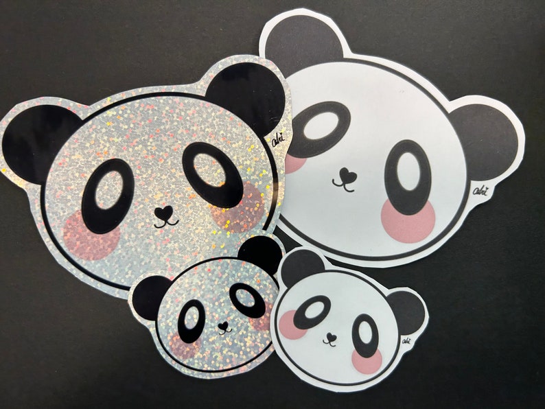 Panda Sticker - Etsy