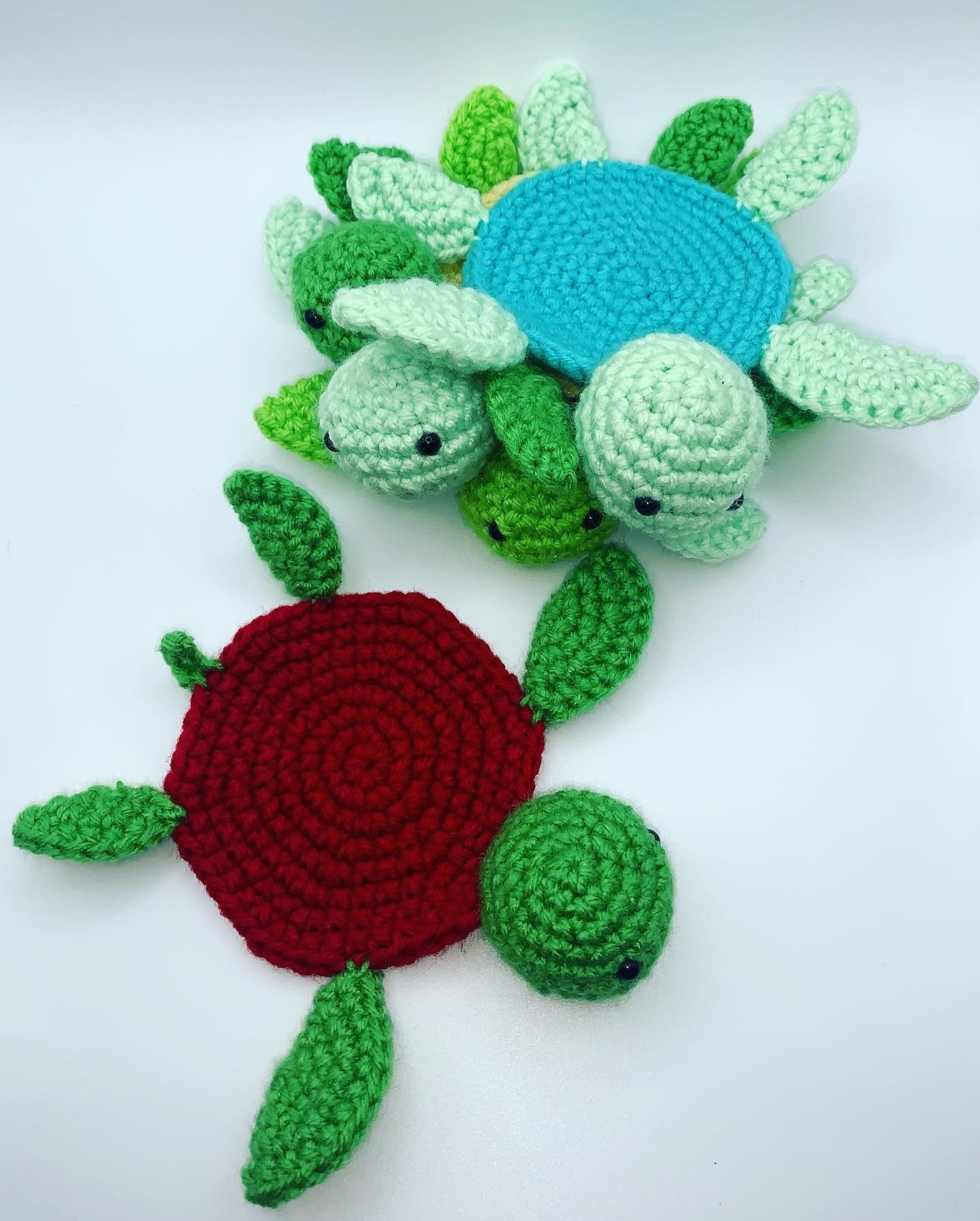 Sea Turtle Crochet Drink Coaster Set of 5 - Etsy