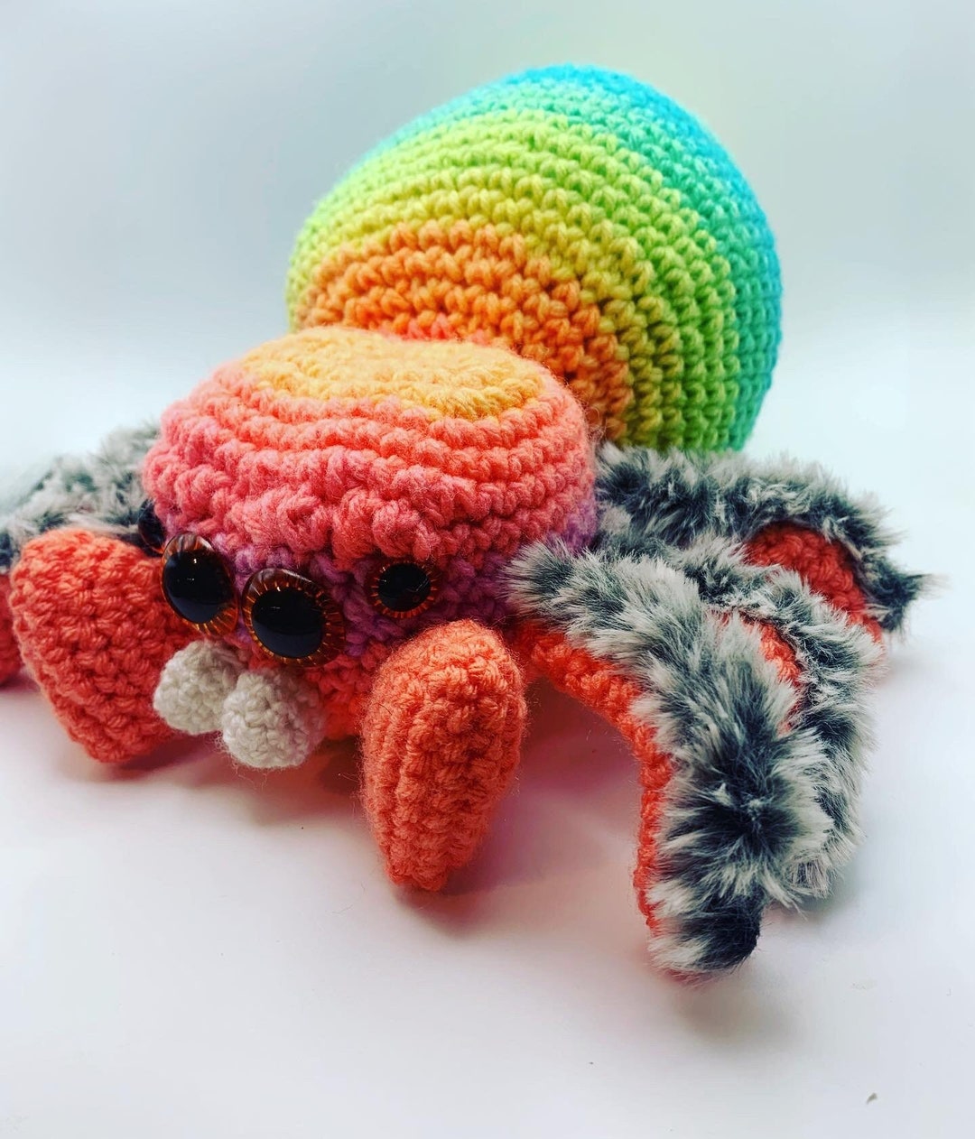 Jumping Spider Amigurumi/ Crochet Jumping Spider - Etsy