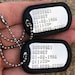 Personalized Dog Tags Gift for Men Military Style US Army Custom Dog ...