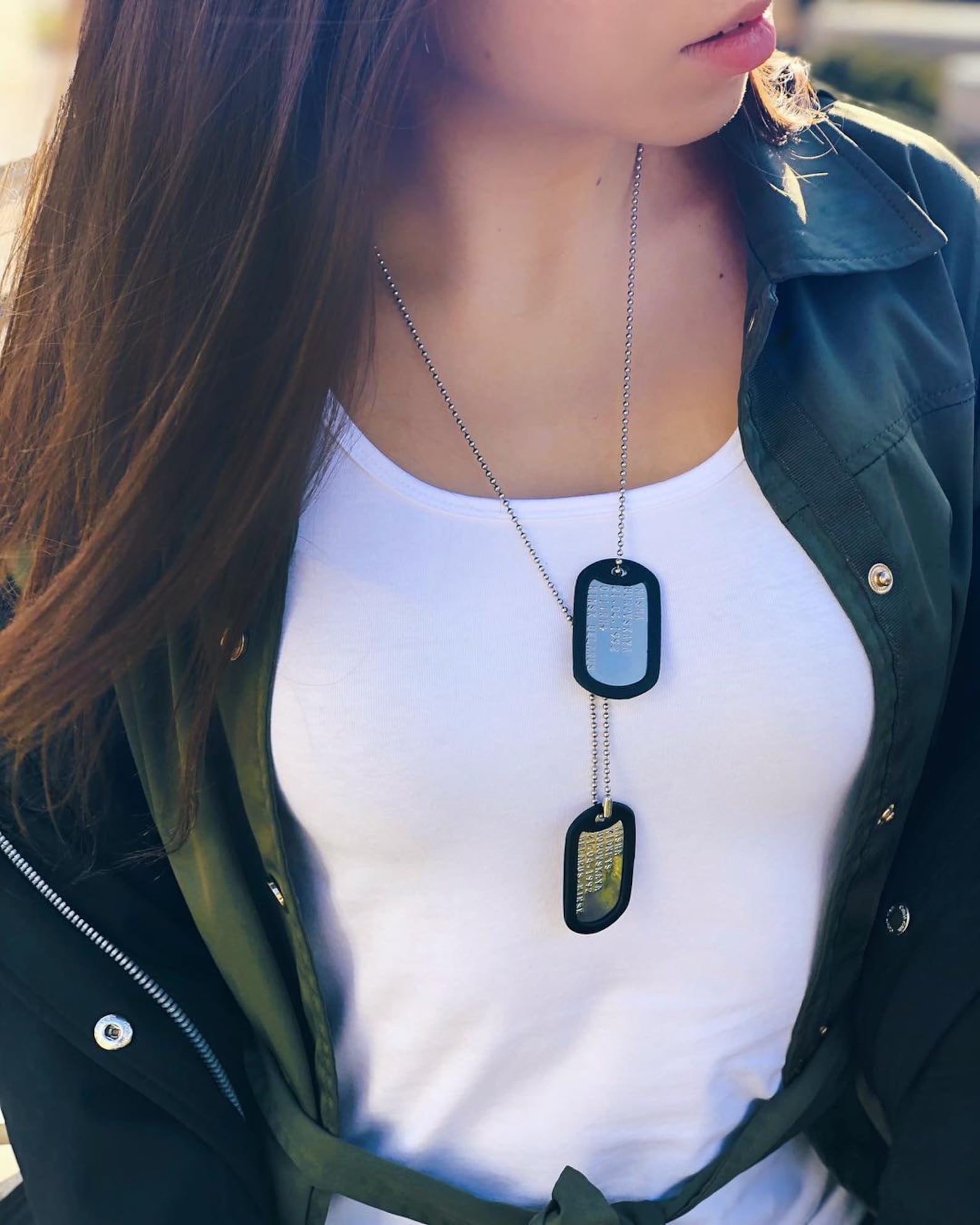 Personalized Dog Tags Gift for Men Military Style US Army Custom Dog ...