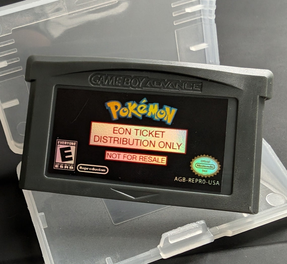 Pokémon Event Distribution Gen 3 Eon Ticket - Etsy