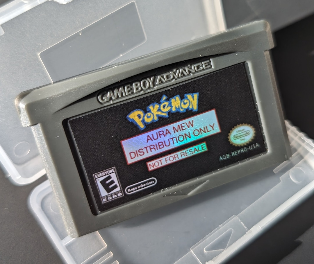 Pokémon Event Distribution Gen 3 Aura Mew - Etsy