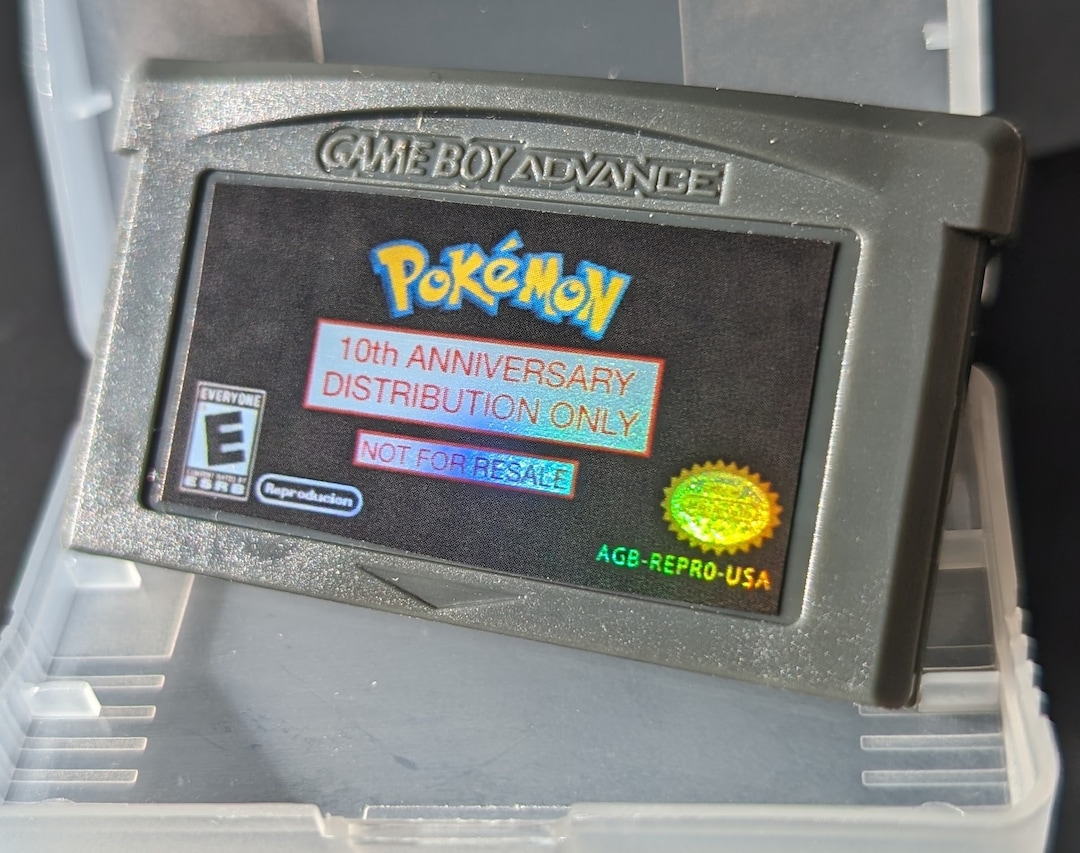 Pokémon Event Distribution Gen 3 10th ANNIVERSARY - Etsy