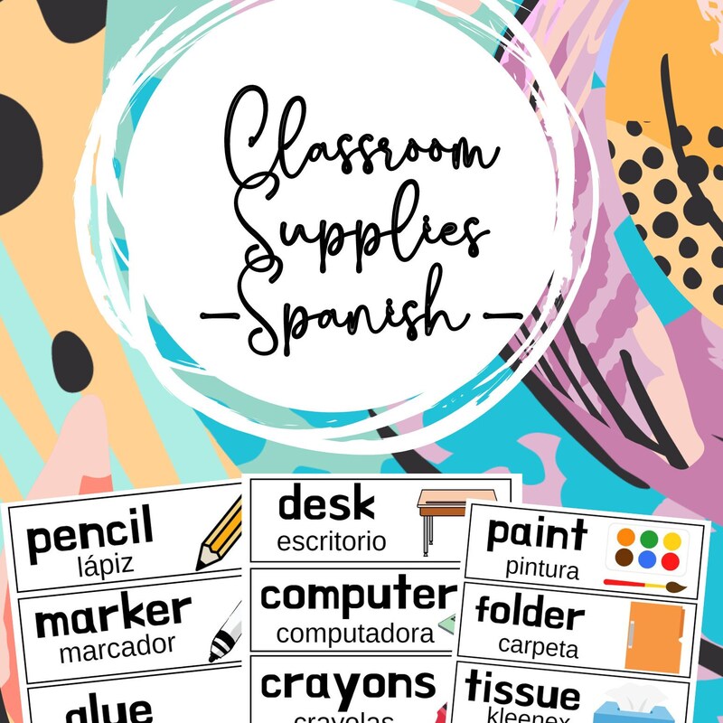 Spanish Classroom - Etsy