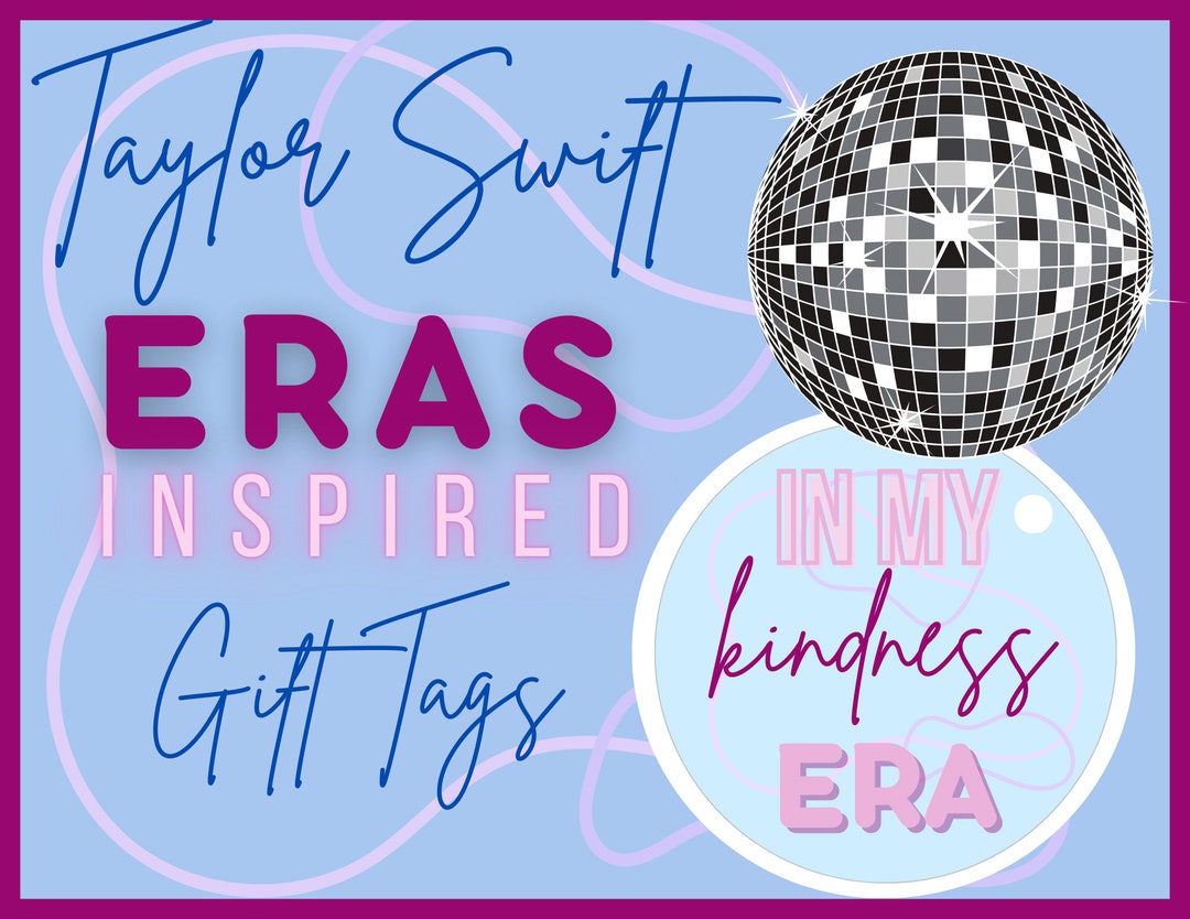 Taylor Swift ERAS Inspired Gift Tags Classroom Tags Classroom Gift Tags ...